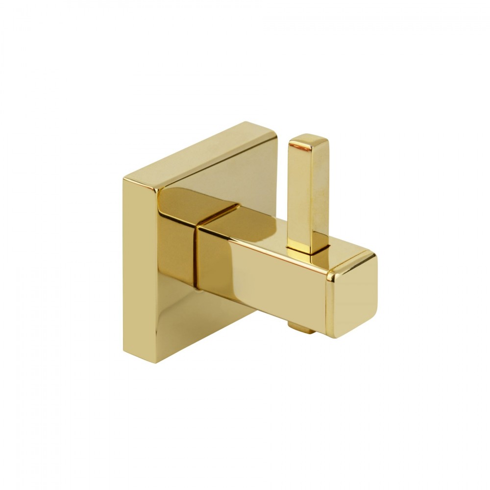 Ducon Metais - CABIDE DE PAREDE INOX SQUARE GOLD